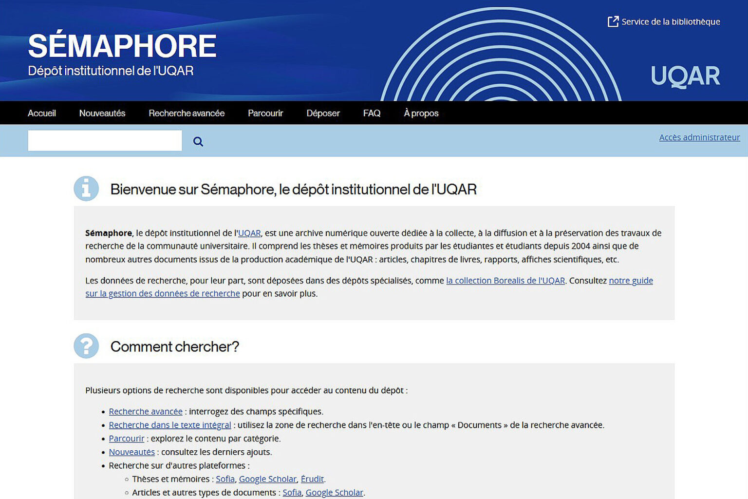 Qu’est-ce que le portail de l’UQAR et comment y accéder? - Université du Québec à Rimouski