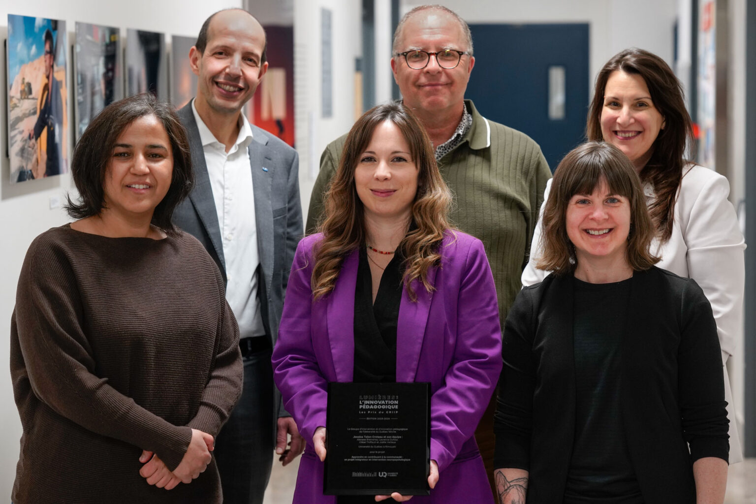 La professeure en psychologie Jessica Talon-Croteau remporte un prix en ...
